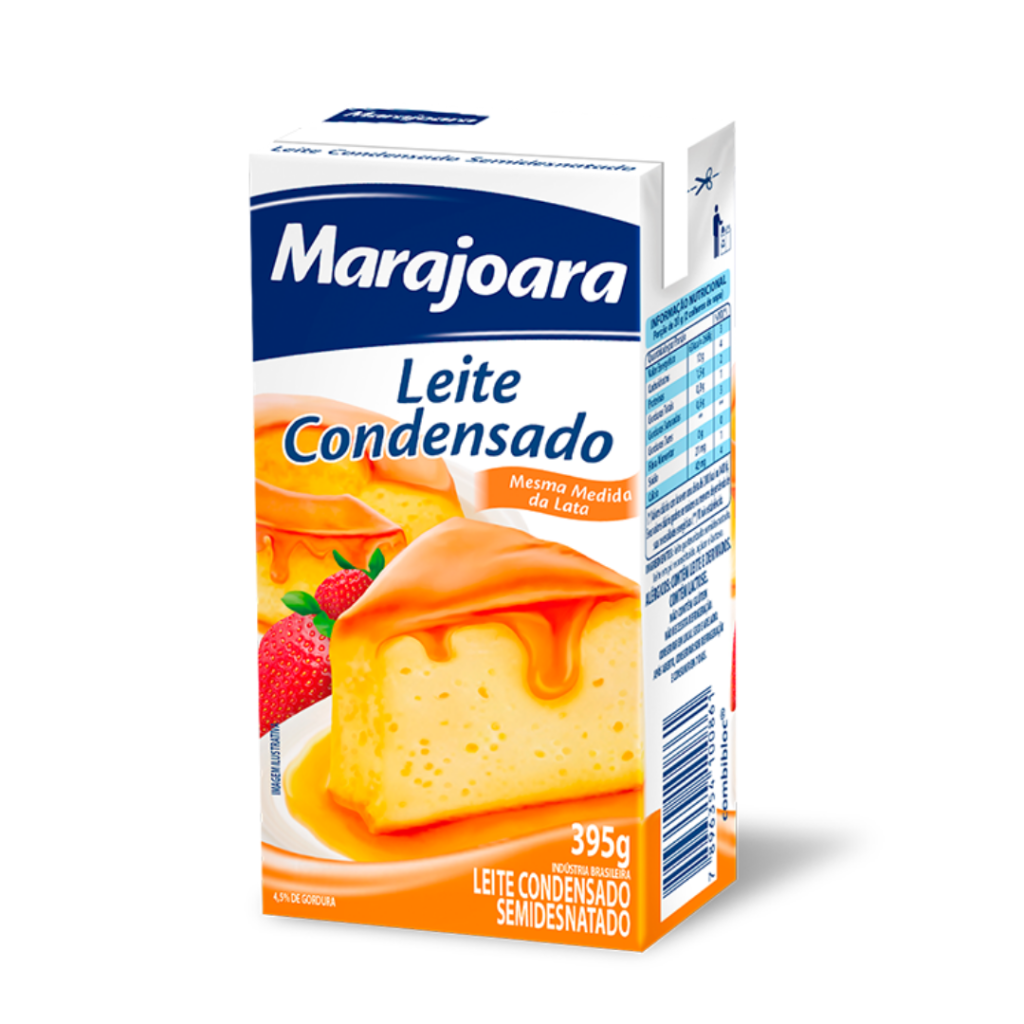 Leite Condensado Semidesnatado 395g - Marajoara Alimentos
